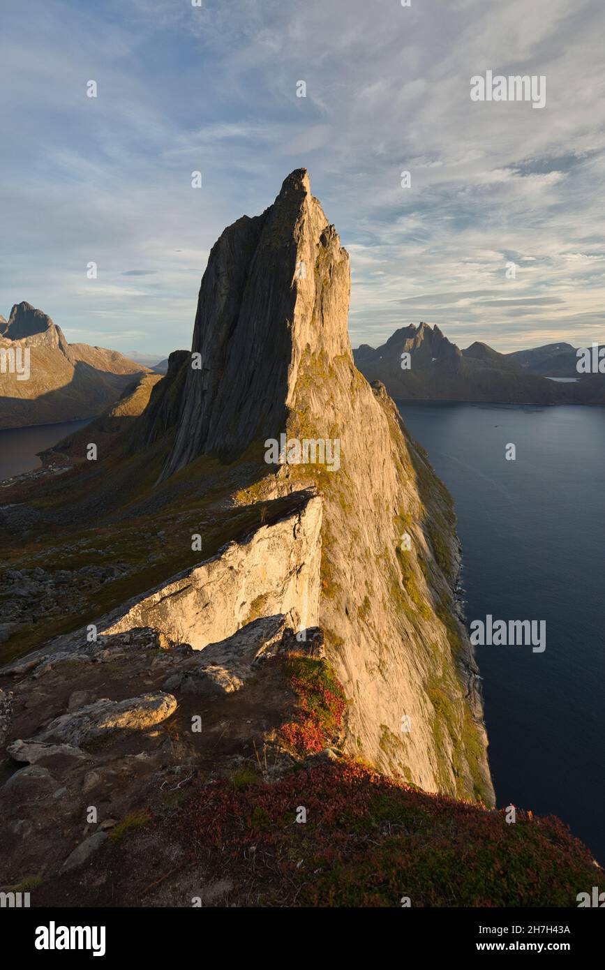 Segla mountain, Senja island, Troms, Norway Stock Photo - Alamy