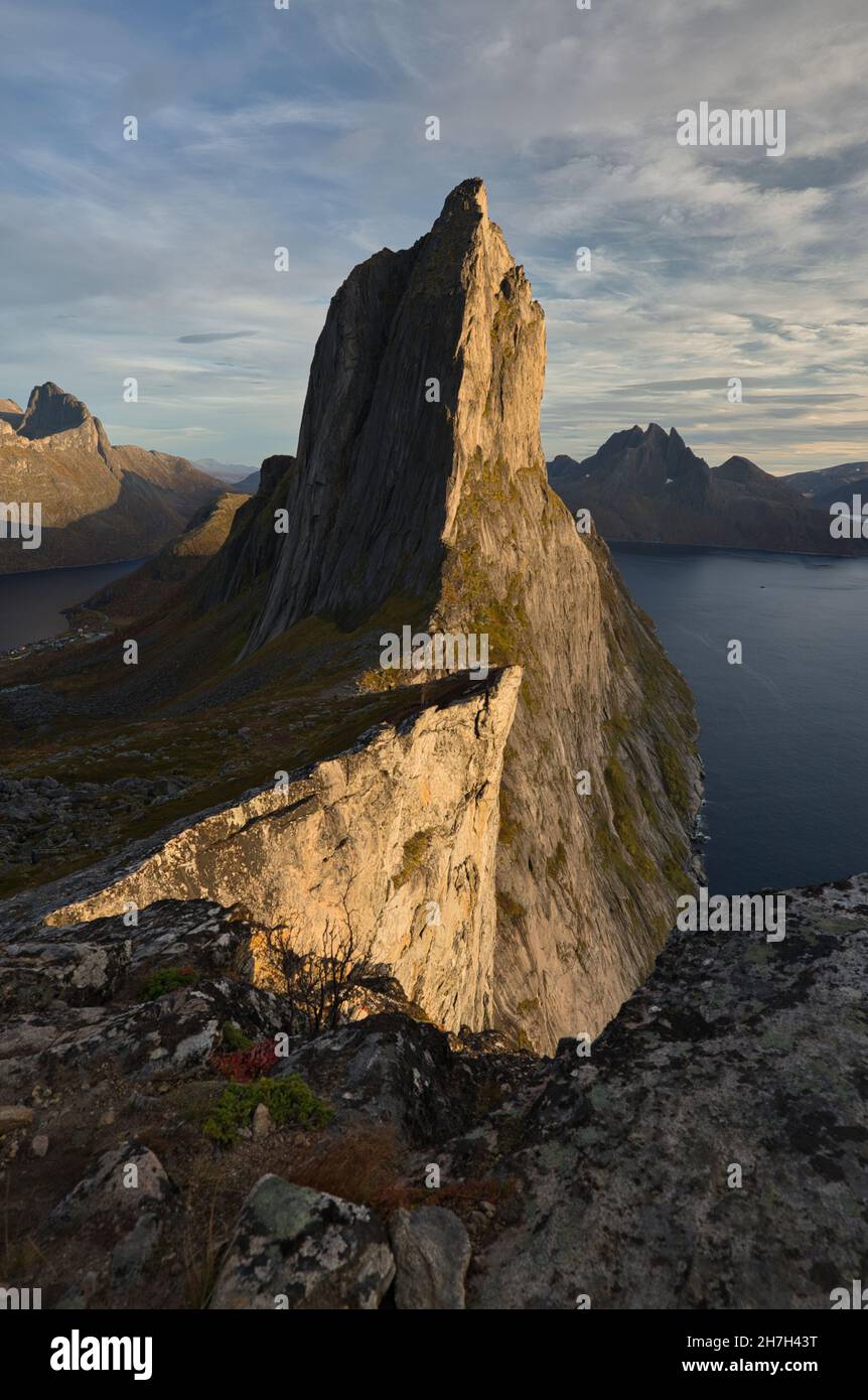 Segla mountain, Senja island, Troms, Norway Stock Photo - Alamy