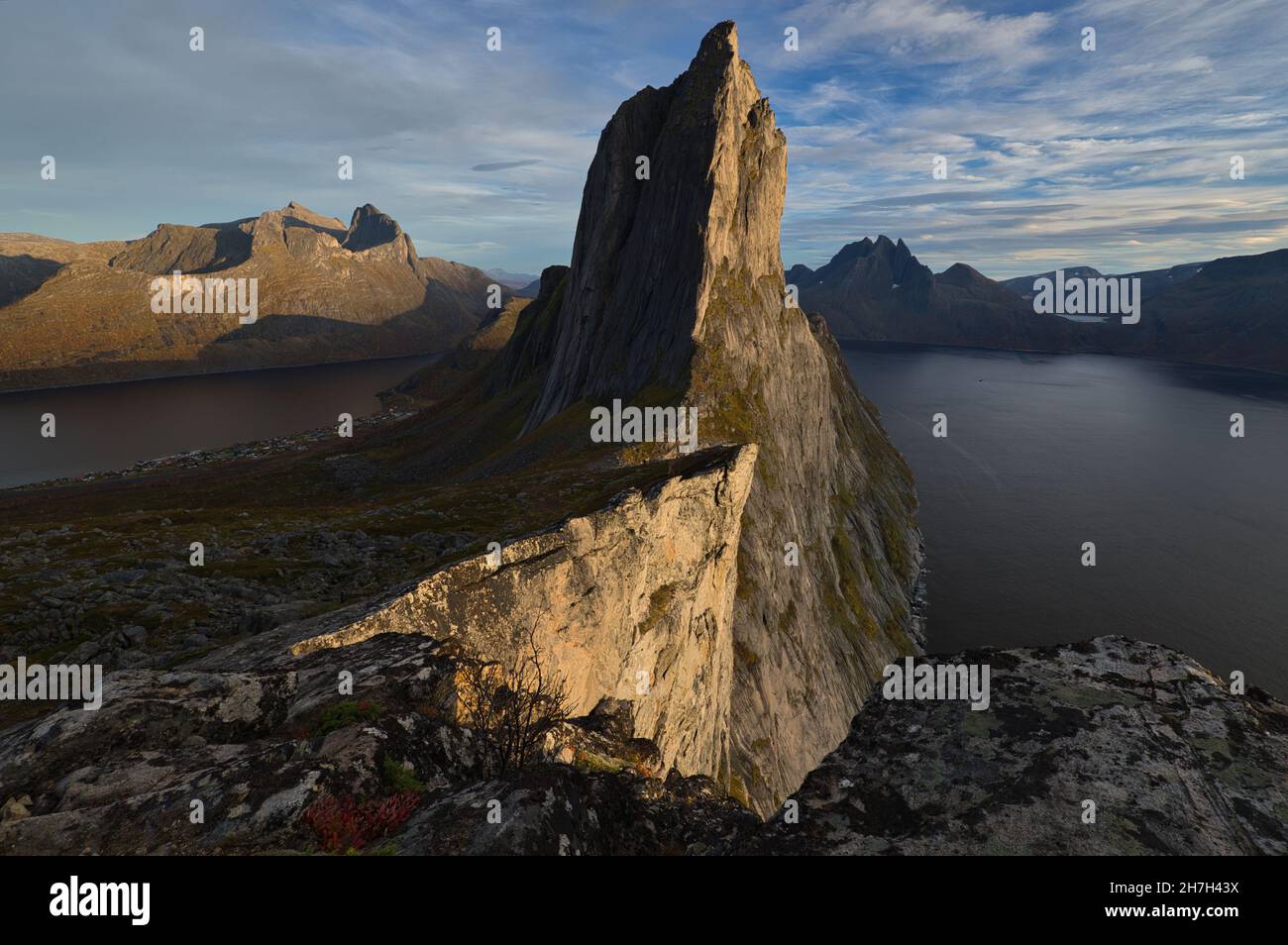 Segla mountain, Senja island, Troms, Norway Stock Photo - Alamy