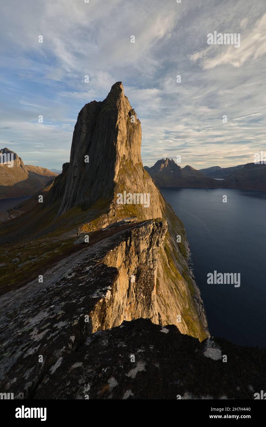 Segla mountain, Senja island, Troms, Norway Stock Photo - Alamy