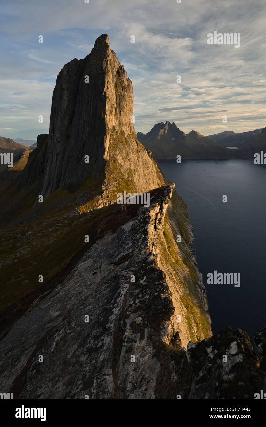 Segla mountain, Senja island, Troms, Norway Stock Photo - Alamy
