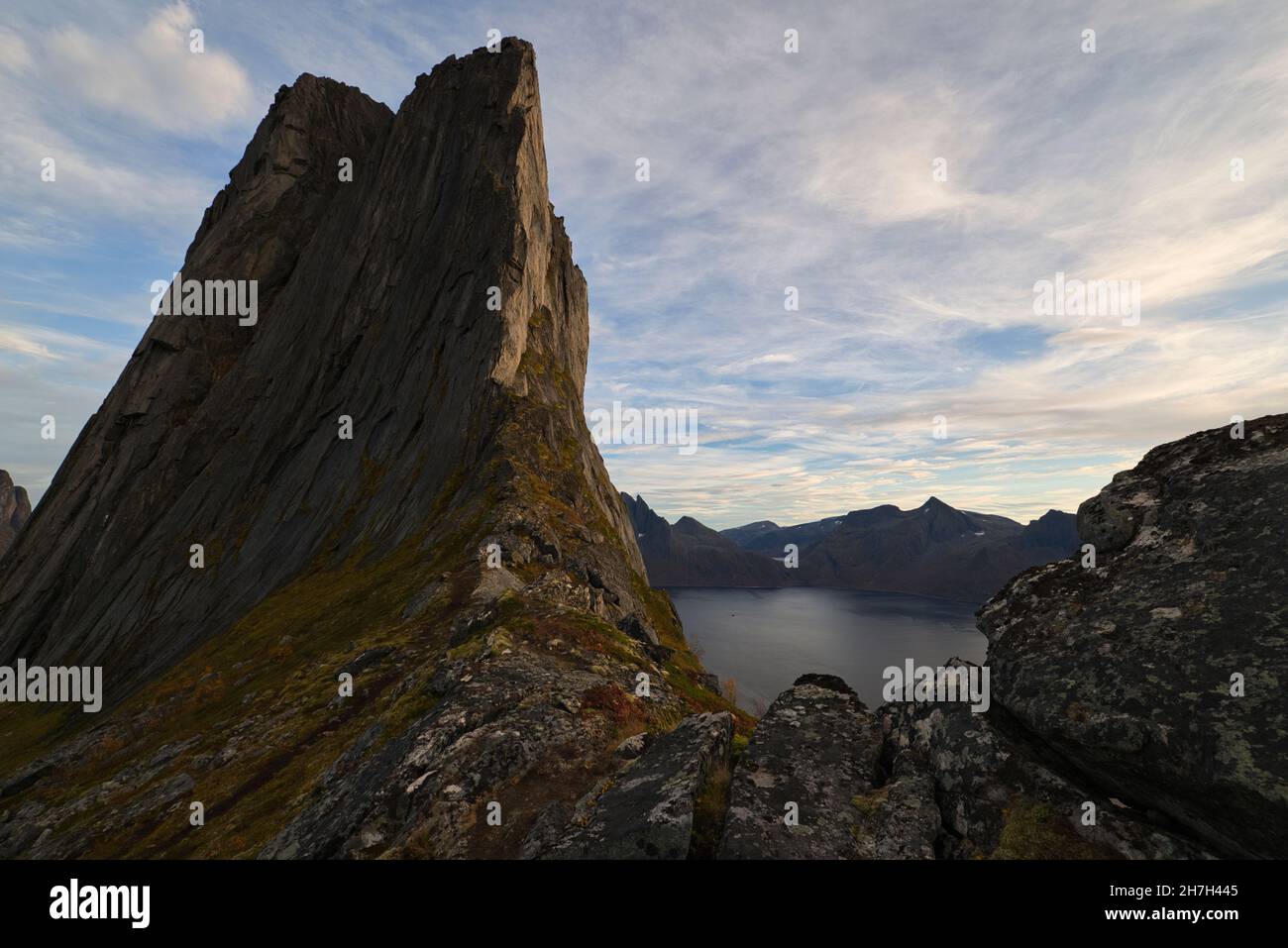 Segla mountain, Senja island, Troms, Norway Stock Photo - Alamy