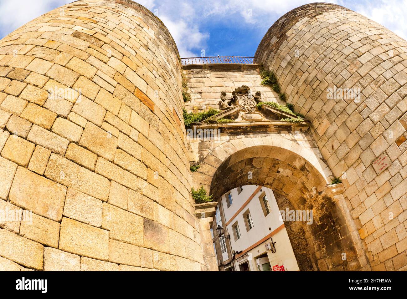 San Pedro Wall Gateway, Roman City Walls of Lugo, UNESCO World Heritage ...