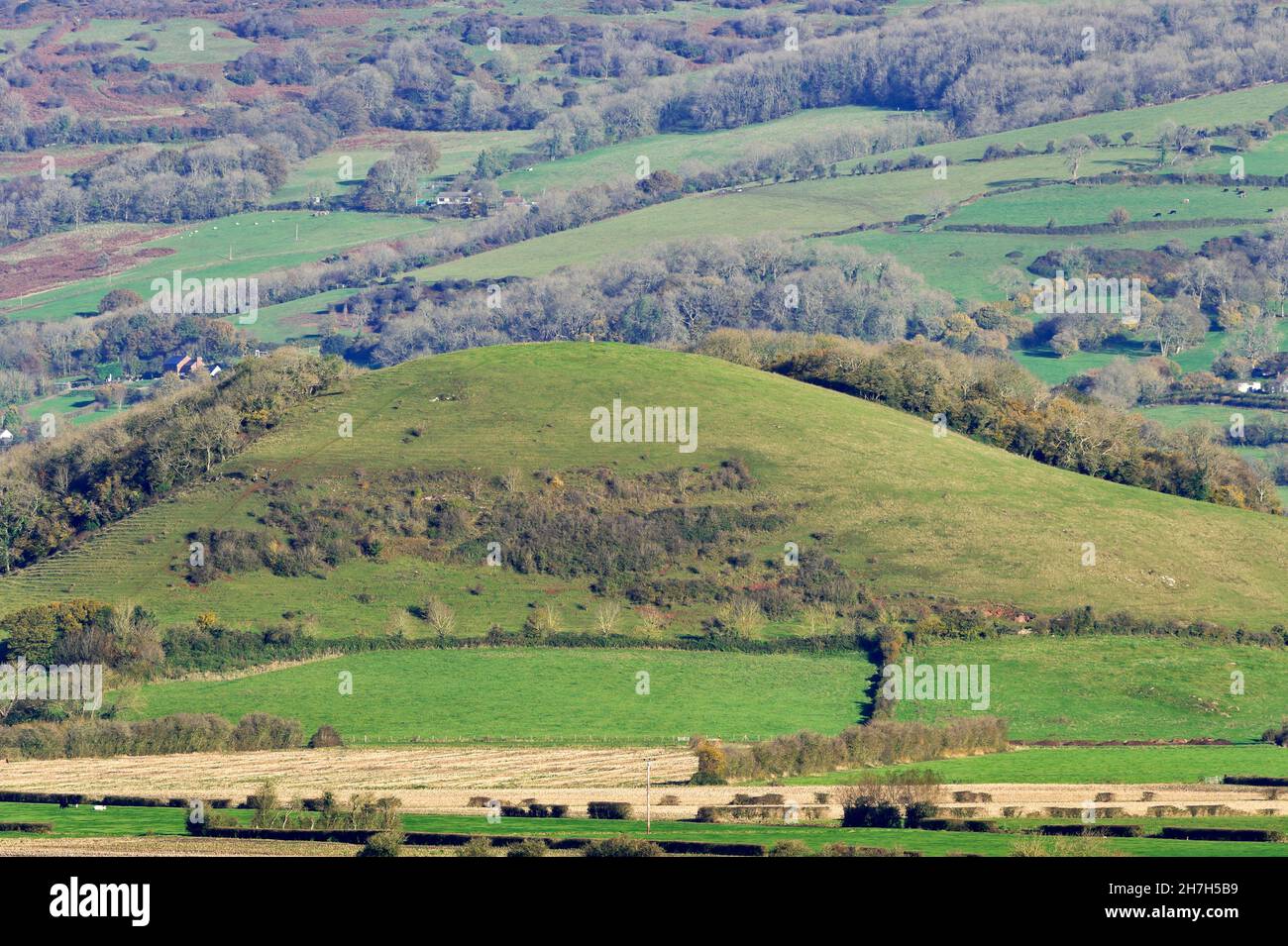 Autumn landscape, Cheddar Valley, Somerset, England Stock Photo - Alamy