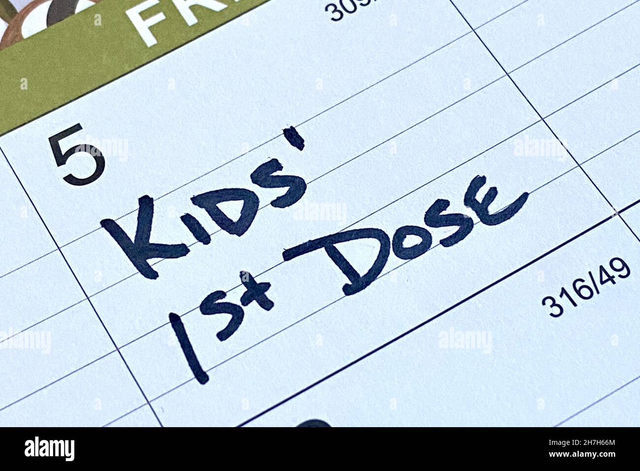 First dose appointment on the calendar since Pfizer's COVID-19 vaccine ...