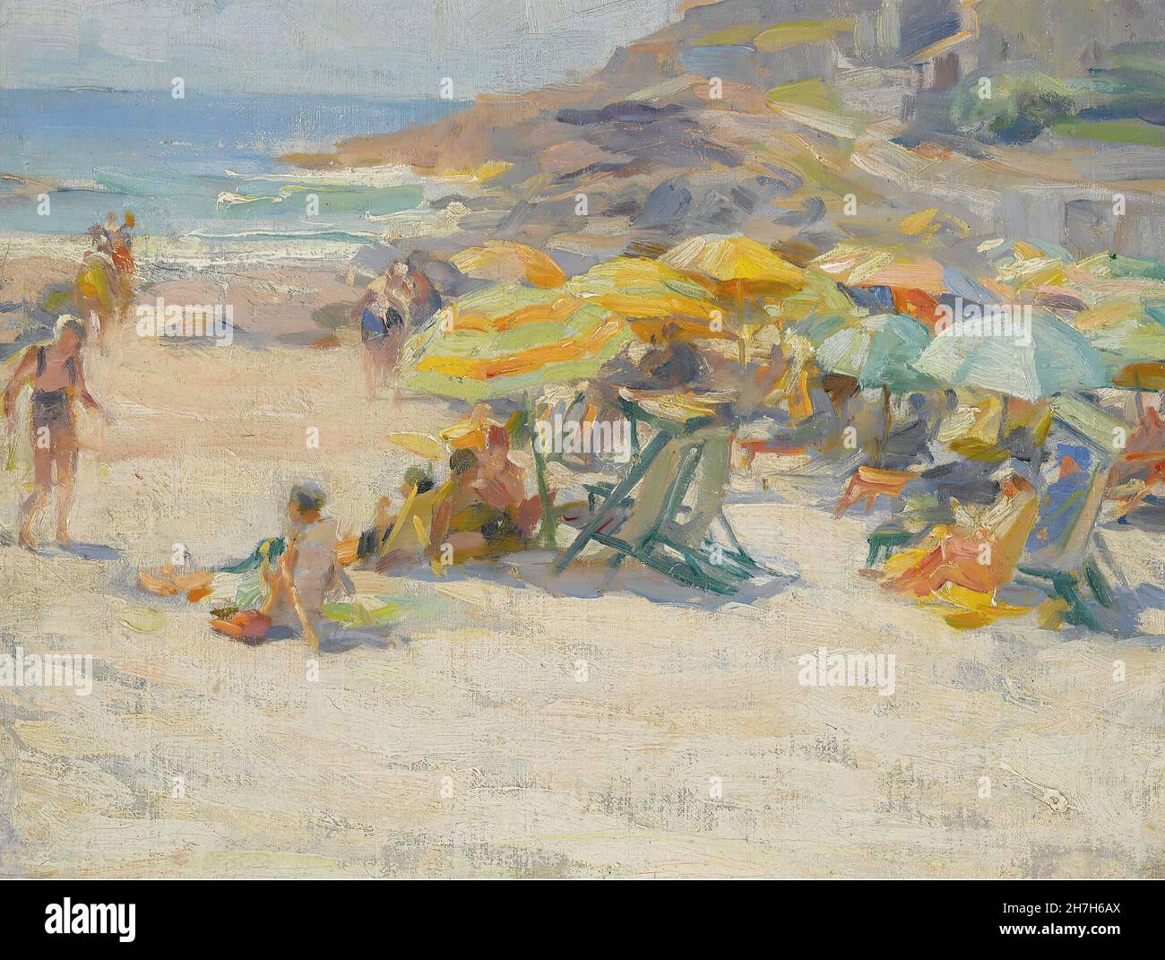 Mabel May Woodward - Perkins Cove - Ogunquit - Maine - 1920 Stock Photo ...