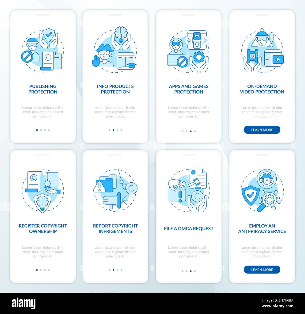 Digital property rights Stock Vector Images - Alamy