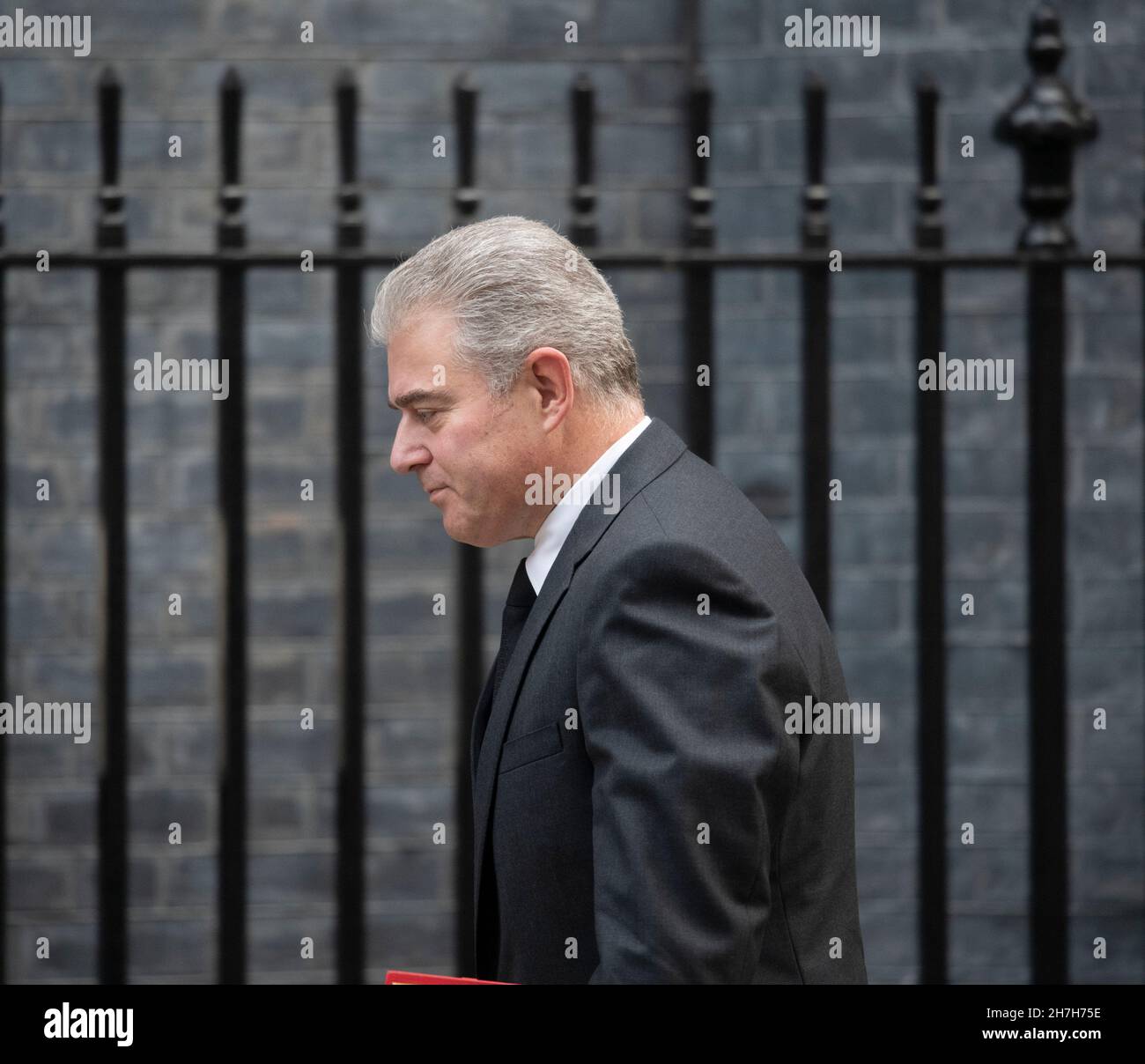 Northern ireland secretary brandon lewis arriving at 10 downing street ...