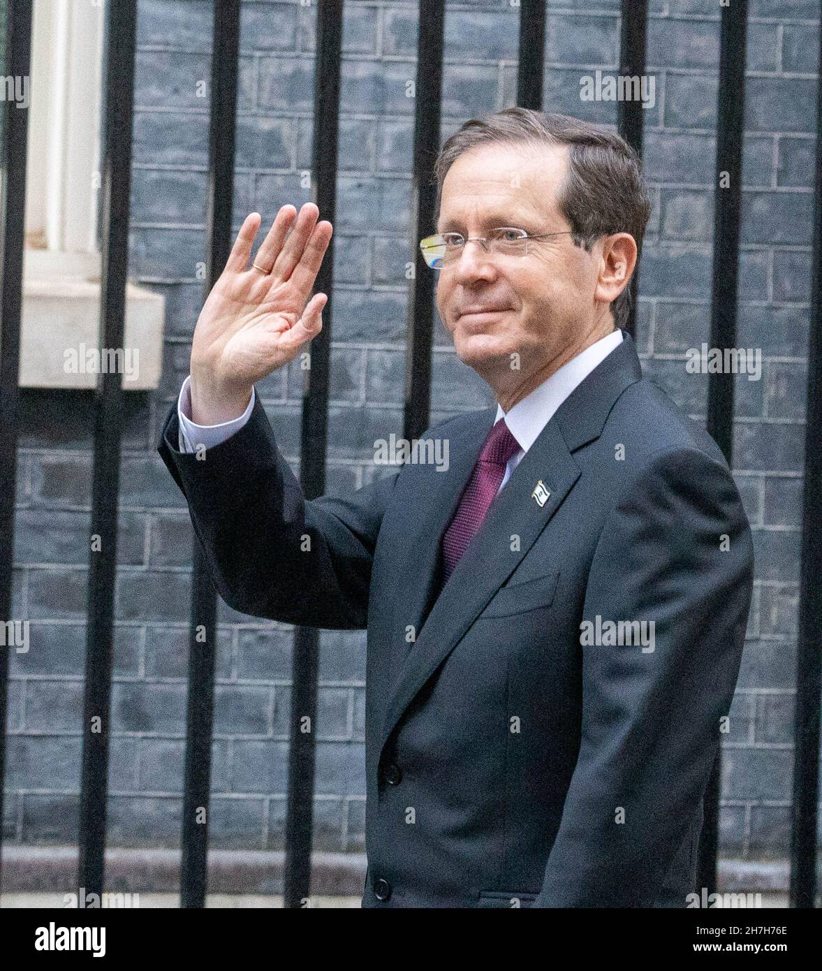 London, UK. 23rd Nov, 2021. London 23rd Nov 2021 Isaac Herzog ...