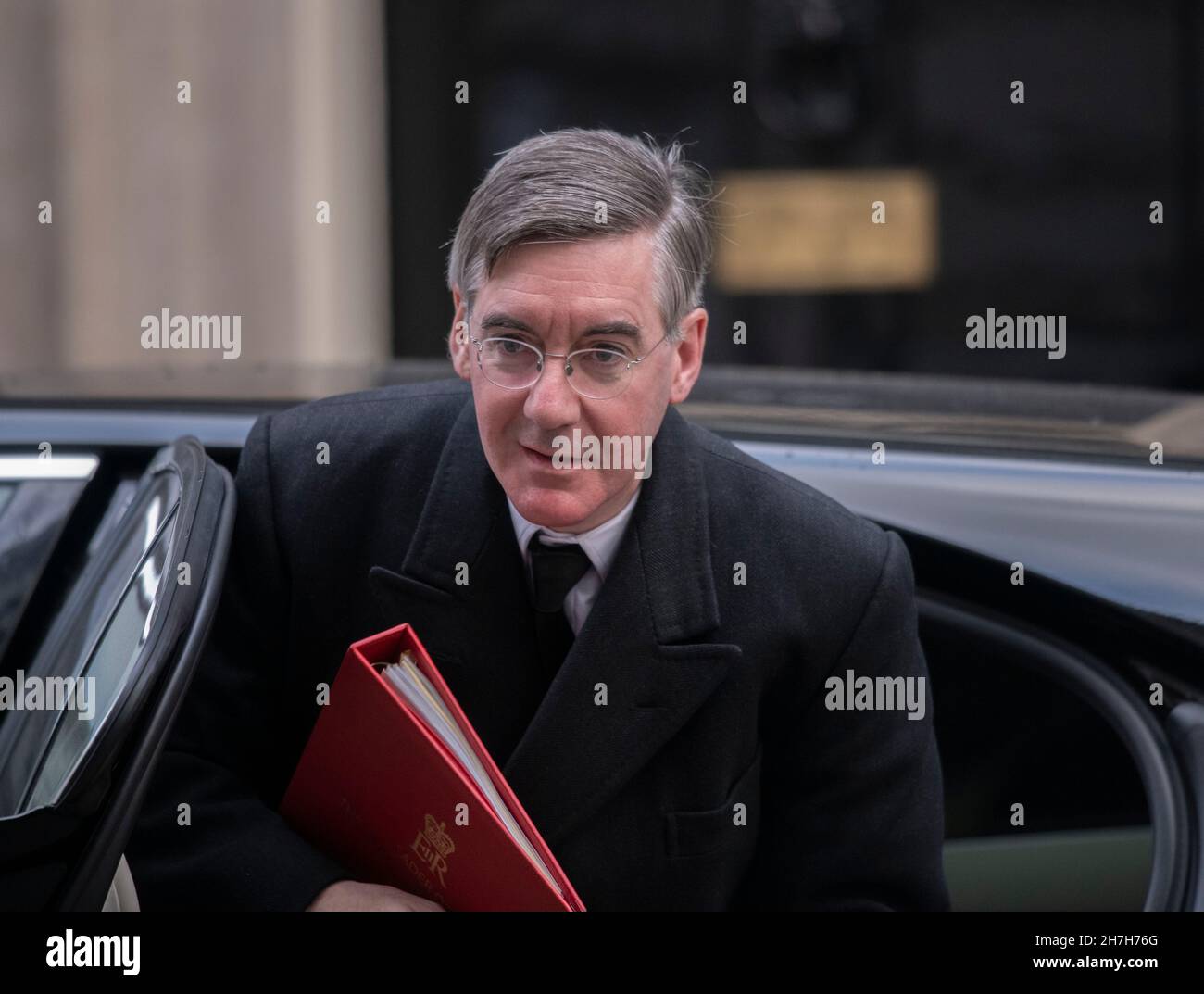 Downing Street, London, UK. 23 November 2021. Jacob Rees-Mogg MP, Lord ...