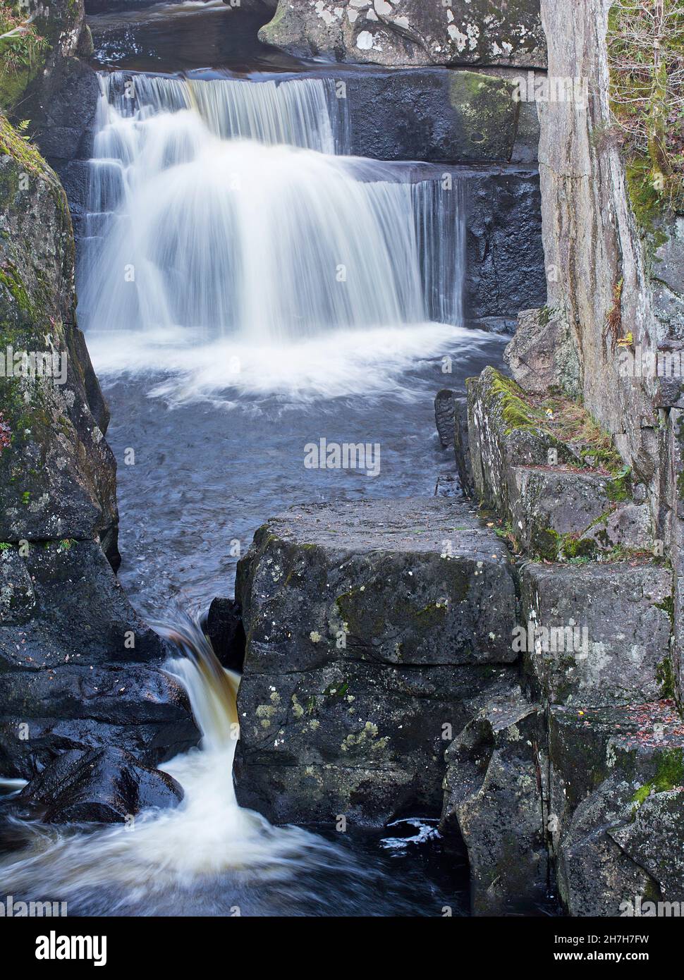 The Bracklinn Falls, Callander, the Trossachs, Scotland Stock Photo - Alamy