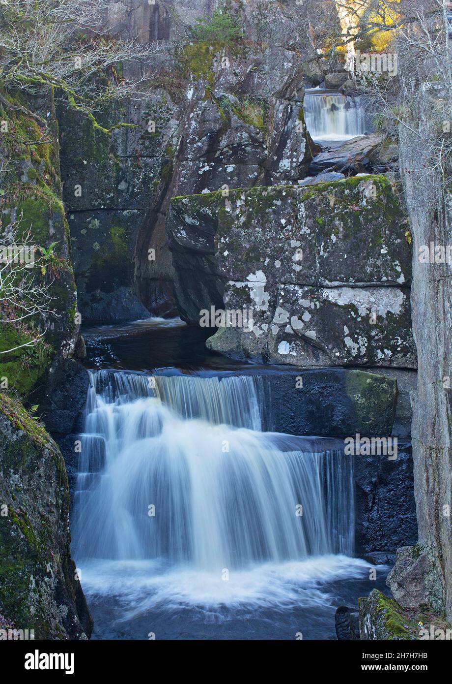 The Bracklinn Falls, Callander, the Trossachs, Scotland Stock Photo - Alamy