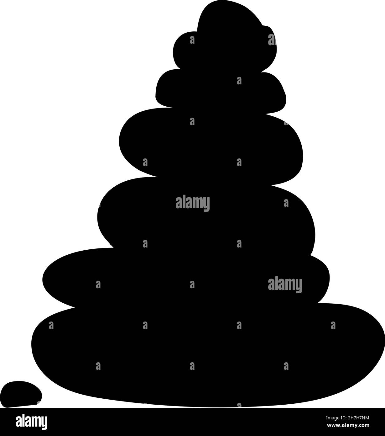 Peace mind yoga silhouette Black and White Stock Photos & Images - Alamy