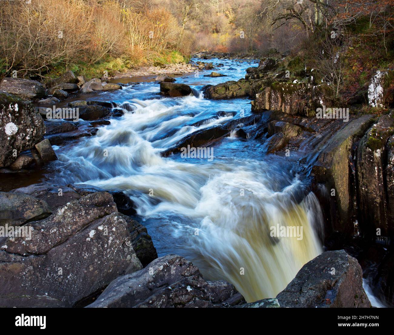 Waterfall callander trossachs hi-res stock photography and images - Alamy