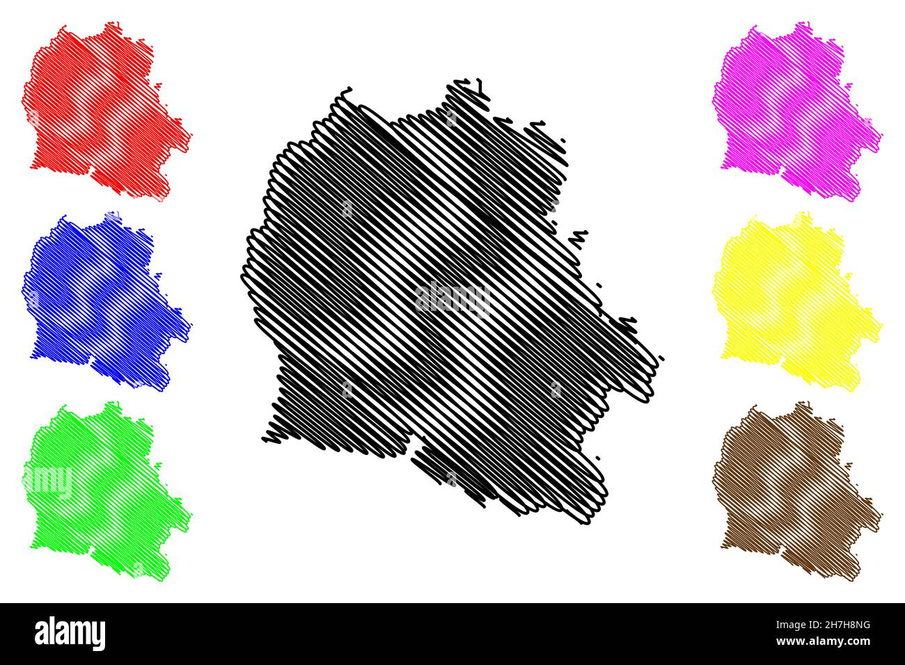 Deoghar district (Jharkhand State, Republic of India, Santhal Pargana ...