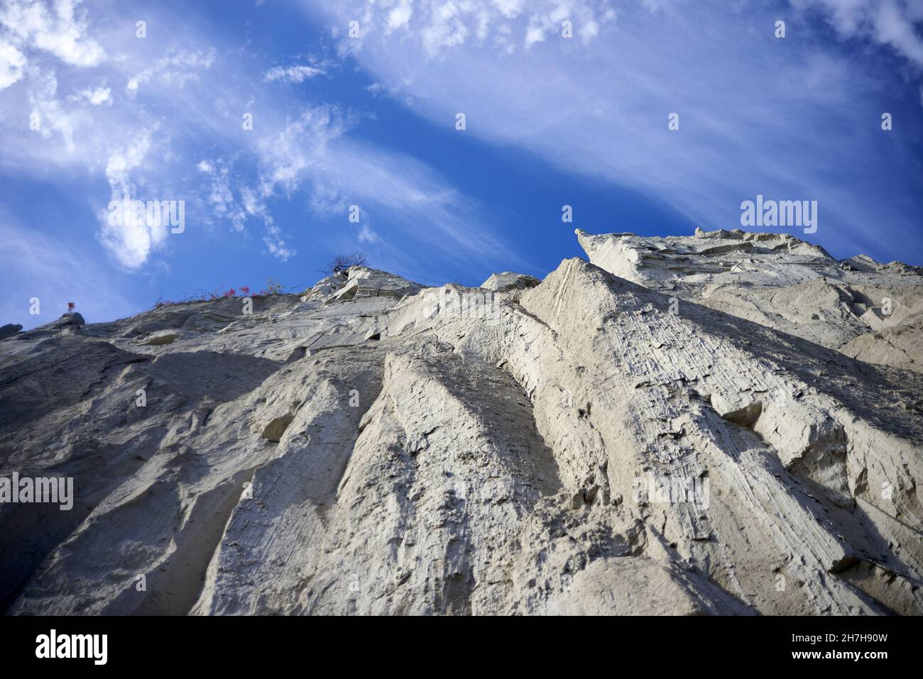 Low angle shot of white cliffs Stock Photo - Alamy
