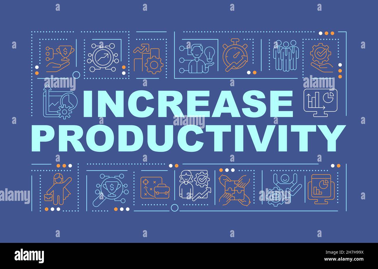 Productivity word Stock Vector Images - Alamy