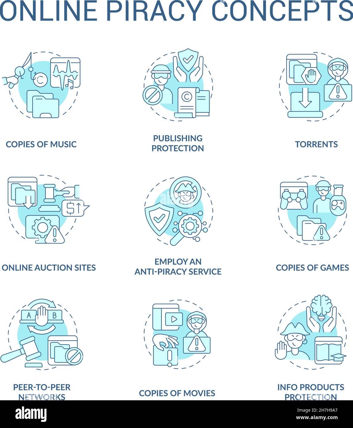 Pirated copy Stock Vector Images - Alamy