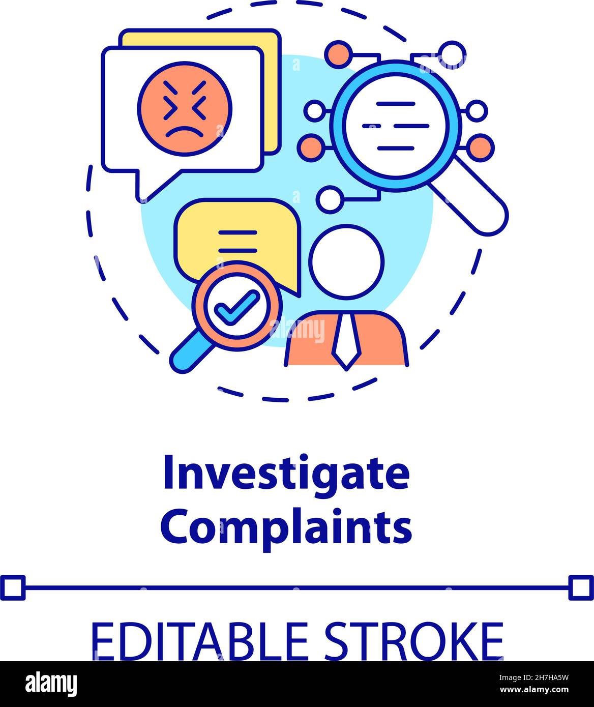 Investigate round Cut Out Stock Images & Pictures - Alamy