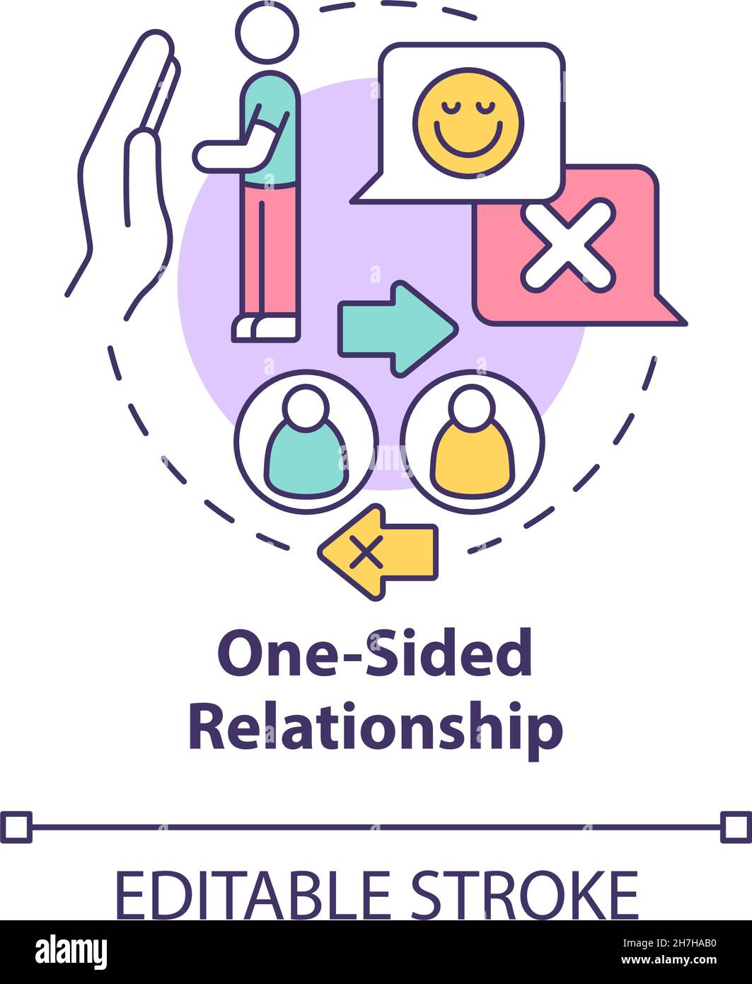 One sided Stock Vector Images - Alamy