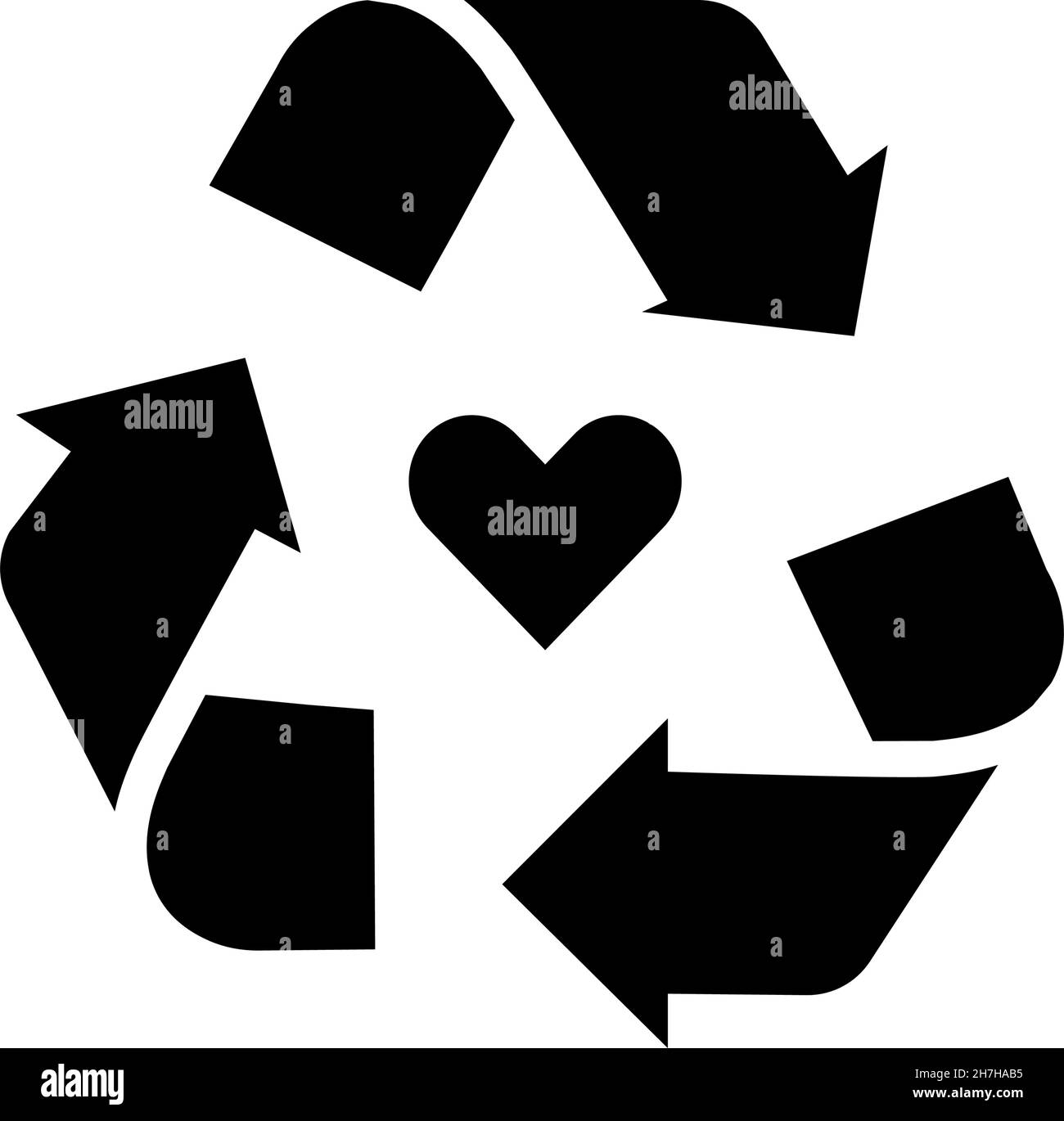 recycle cosmetic glyph icon vector illustration Stock Vector Image ...