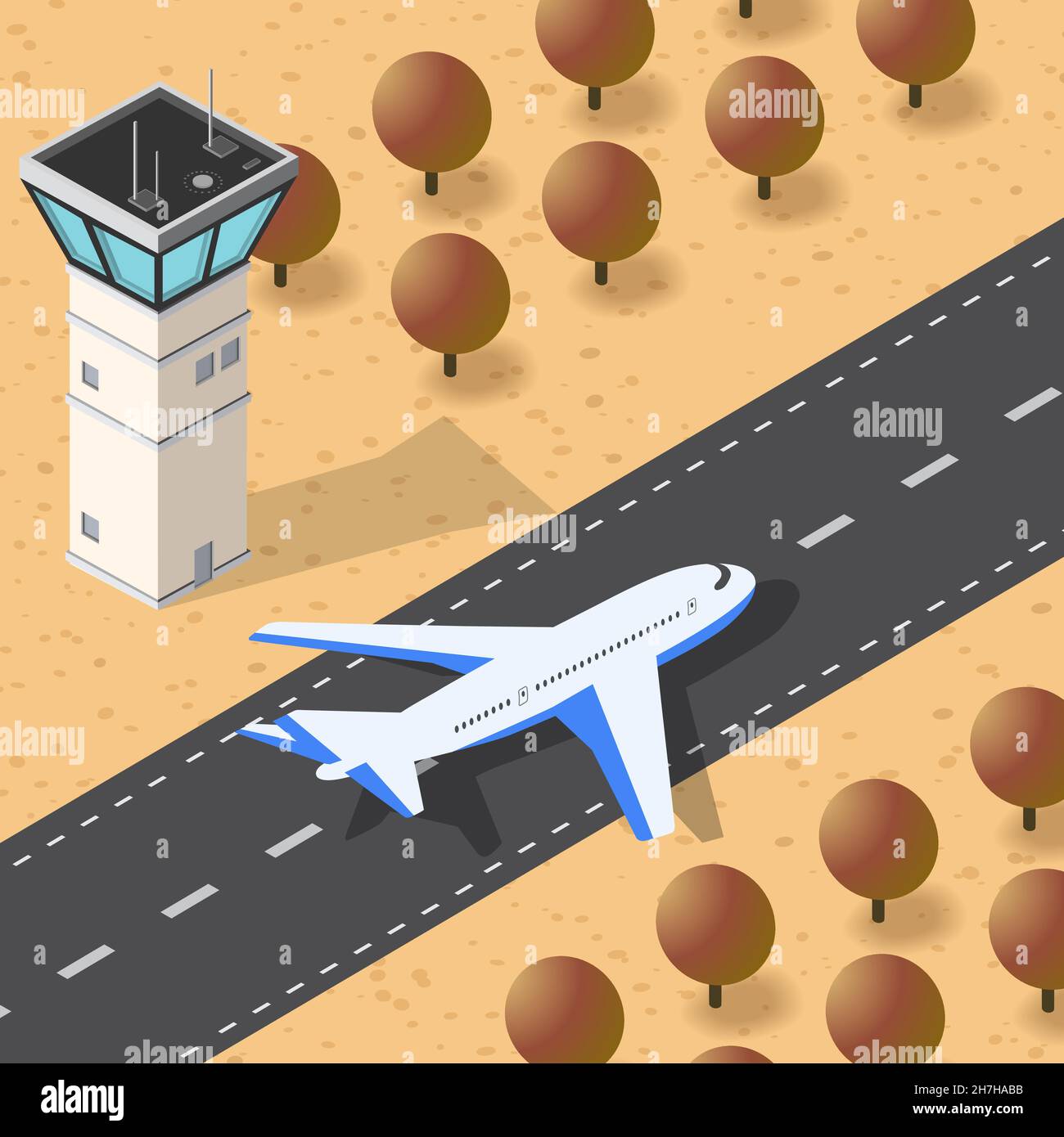 Isometric map city airport hi-res stock photography and images - Alamy