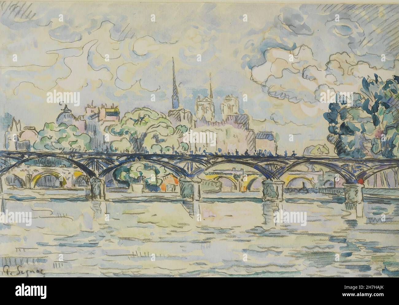 Paul signac bridge hi-res stock photography and images - Alamy