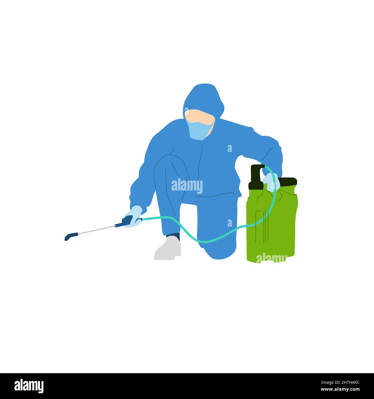 Pesticide pest control sprayer Stock Vector Images - Alamy