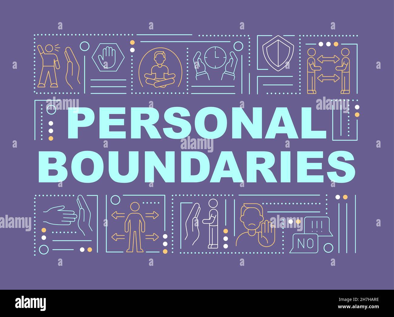 Individual boundaries word concepts banner Stock Vector Image & Art - Alamy
