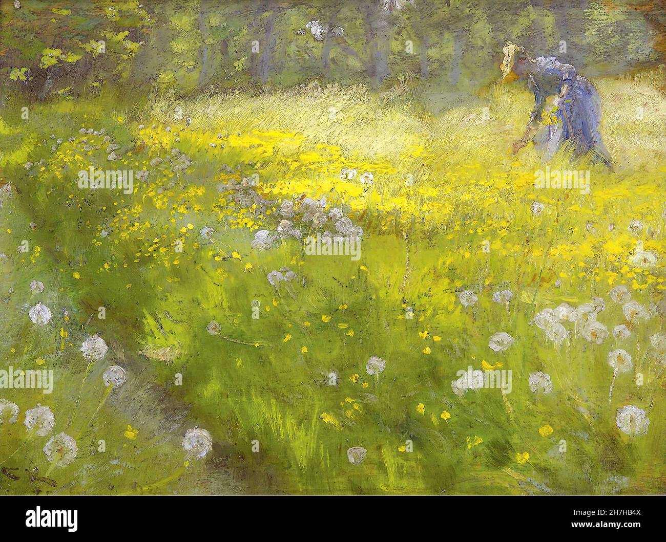 Peder Severin Kroyer - Marie Kroyer in the Garden at Skagen - 1892 ...