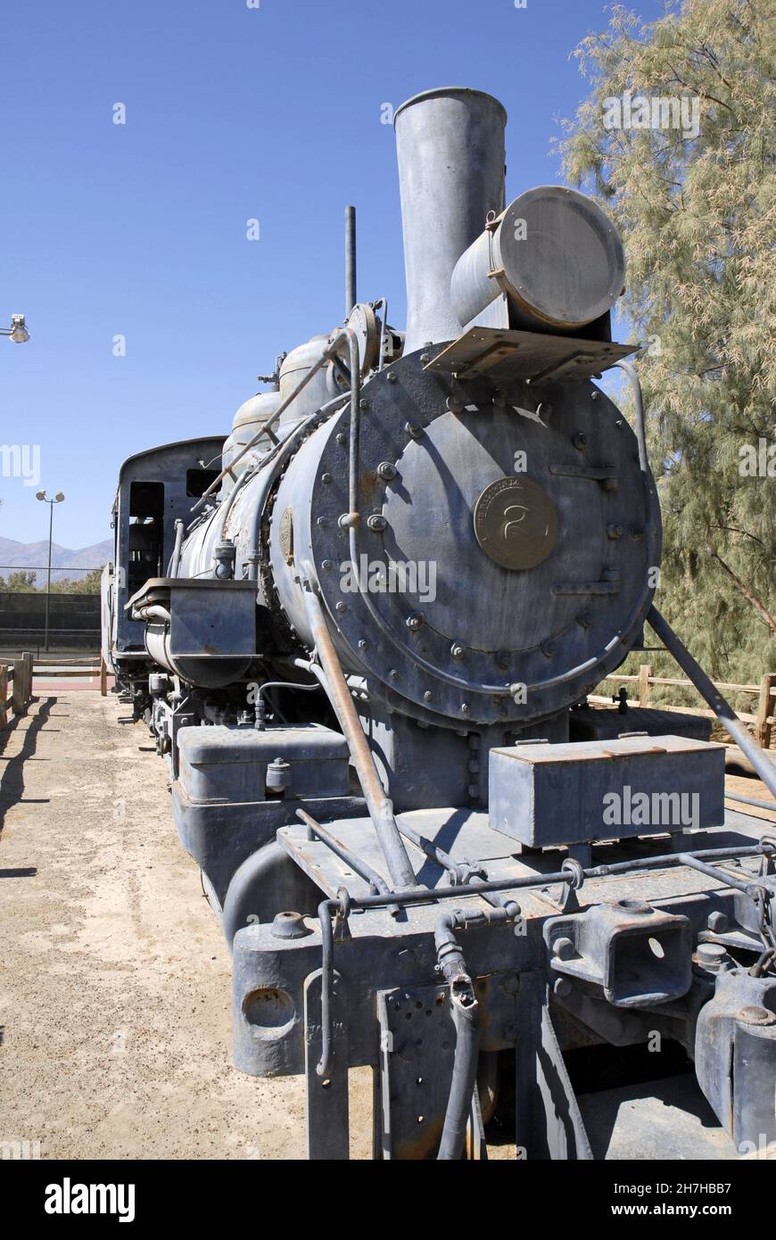 U.S.A. DEATH VALLEY. CALIFORNIA. FURNACE CREEK RANCH BORAX MUSEUM ...