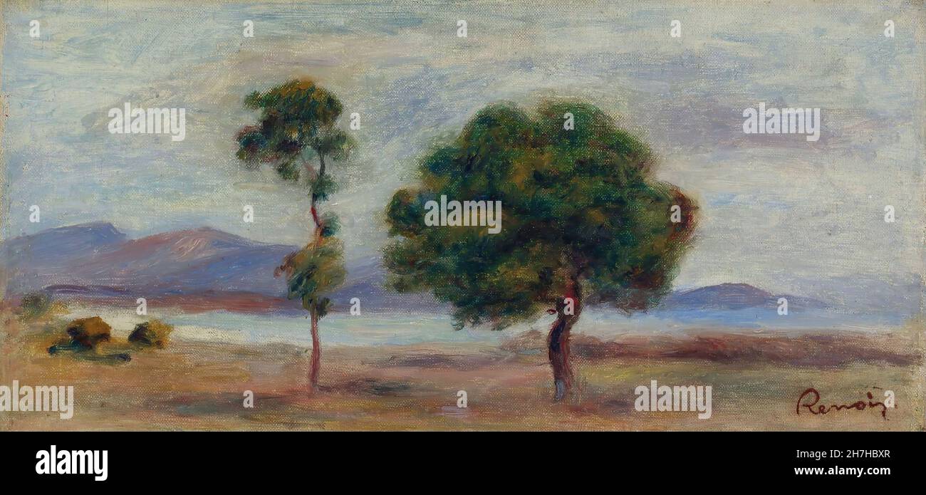 Pierre Auguste Renoir - Landscape - 1905 02 Stock Photo - Alamy