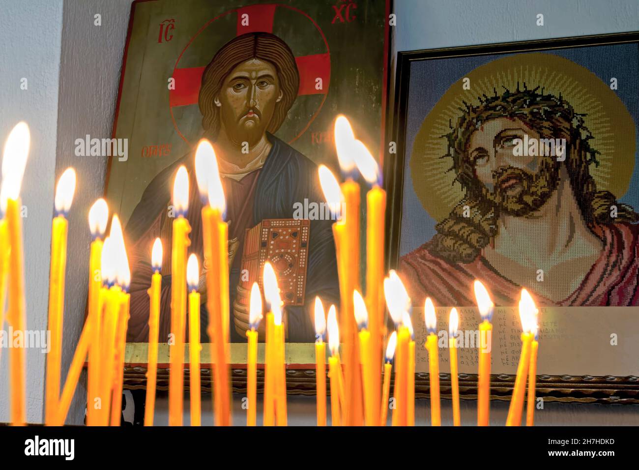 Jesus religious symbols fire hi-res stock photography and images - Alamy