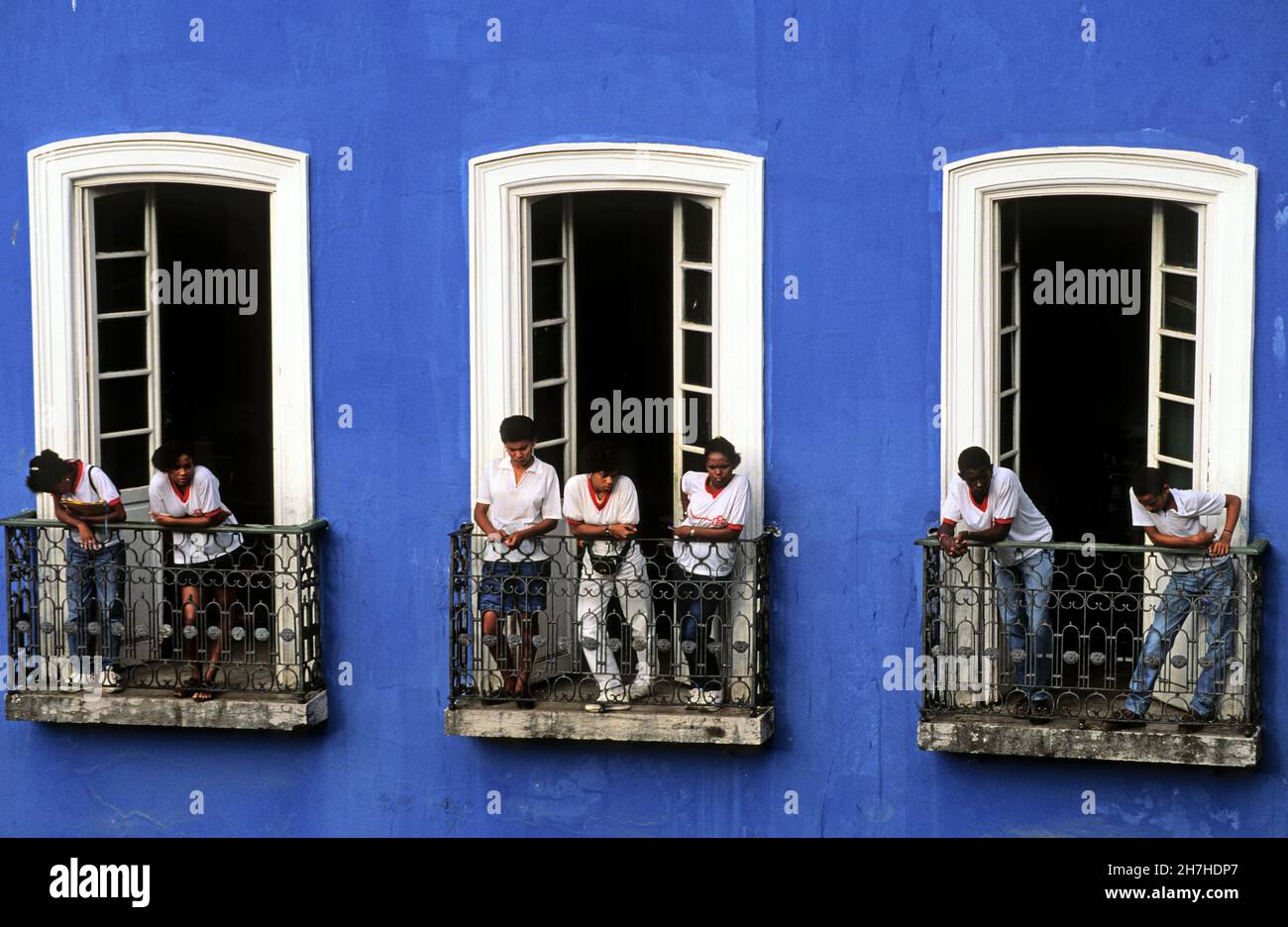BRAZIL, BAHIA STATE, SALVADOR DE BAHIA, HISTORIC DISTRICT OF PELOURINHO, WORLD HERITAGE OF ...