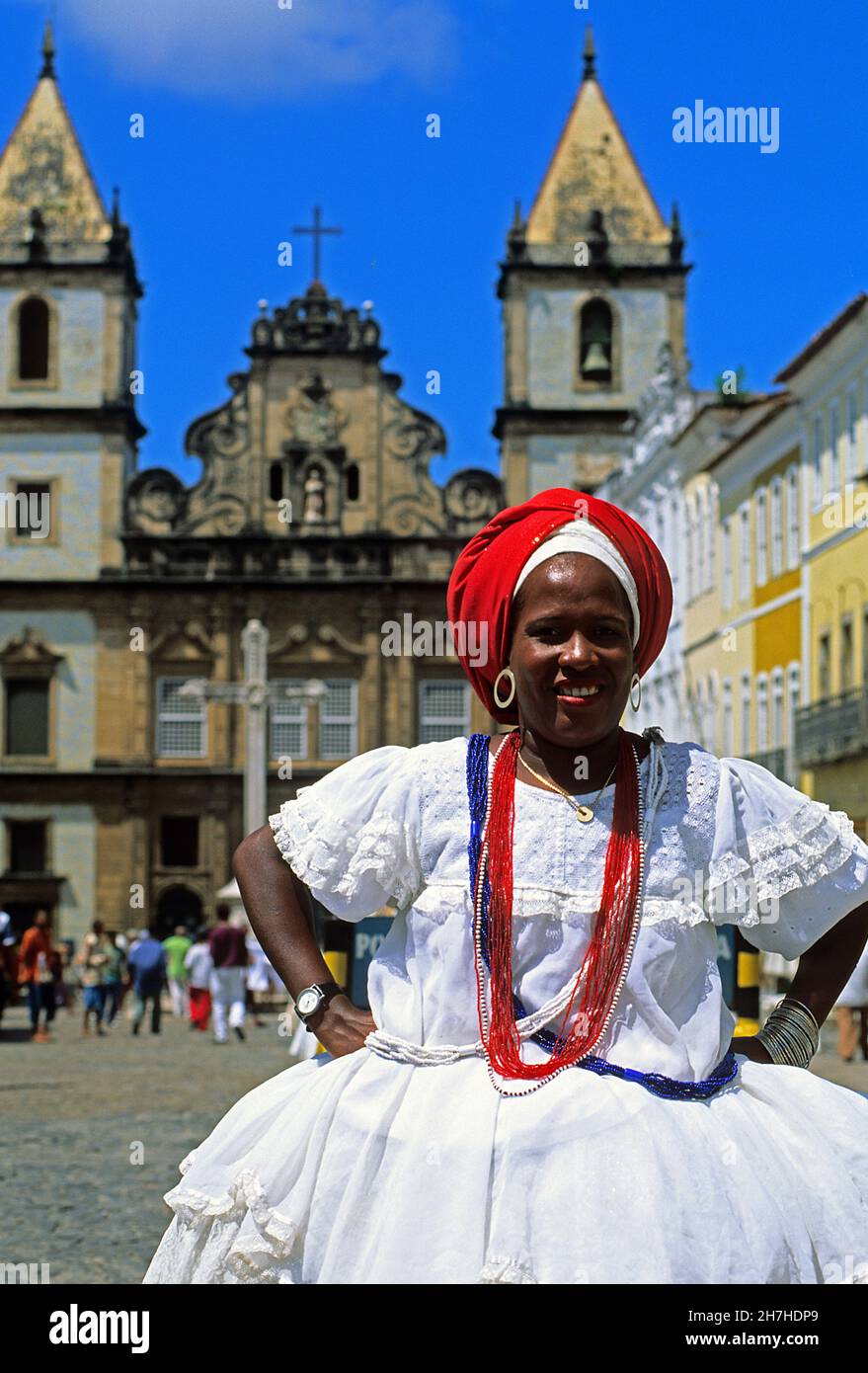 BRAZIL, BAHIA STATE, SALVADOR DE BAHIA, HISTORIC DISTRICT OF PELOURINHO, WORLD HERITAGE OF ...