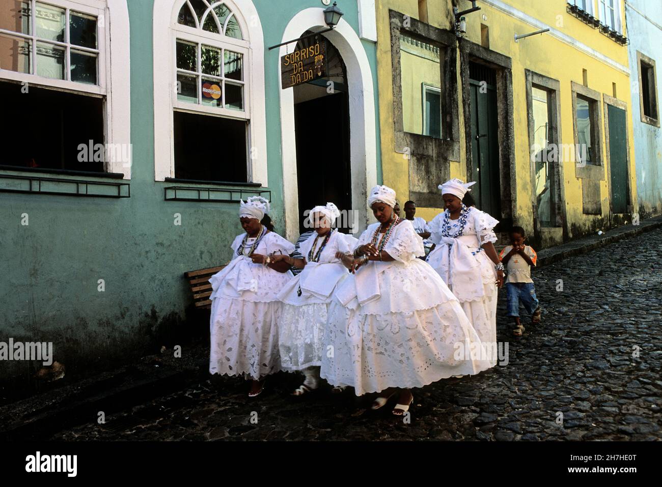 BRAZIL, BAHIA STATE, SALVADOR DE BAHIA, HISTORIC DISTRICT OF PELOURINHO, WORLD HERITAGE OF ...