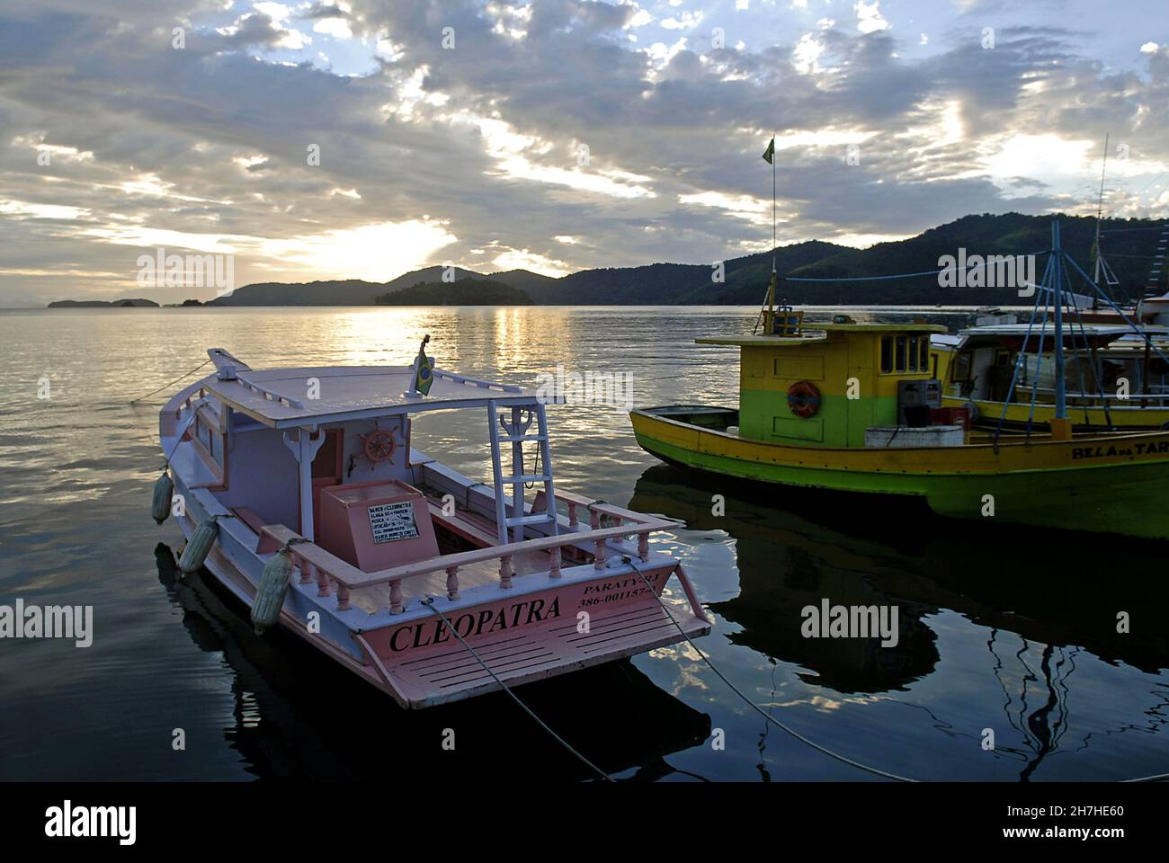 BRAZIL, STATE OF RIO DE JANEIRO, PARATY WAS FOUNDED IN 1667, HARBOR ...