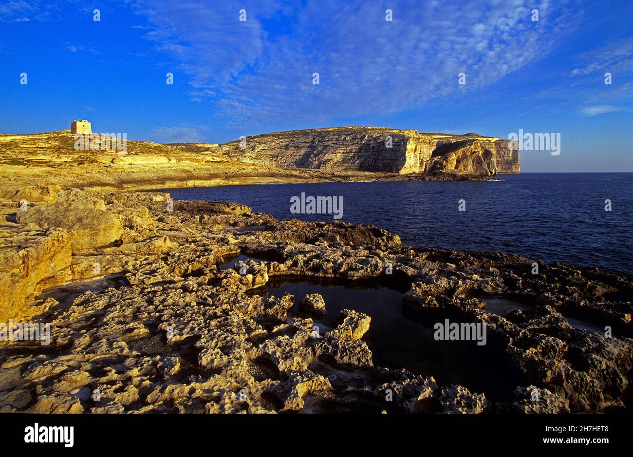 ISLAND OF GOZO, MALTA ISLAND, FUNGUS ROCK Stock Photo - Alamy