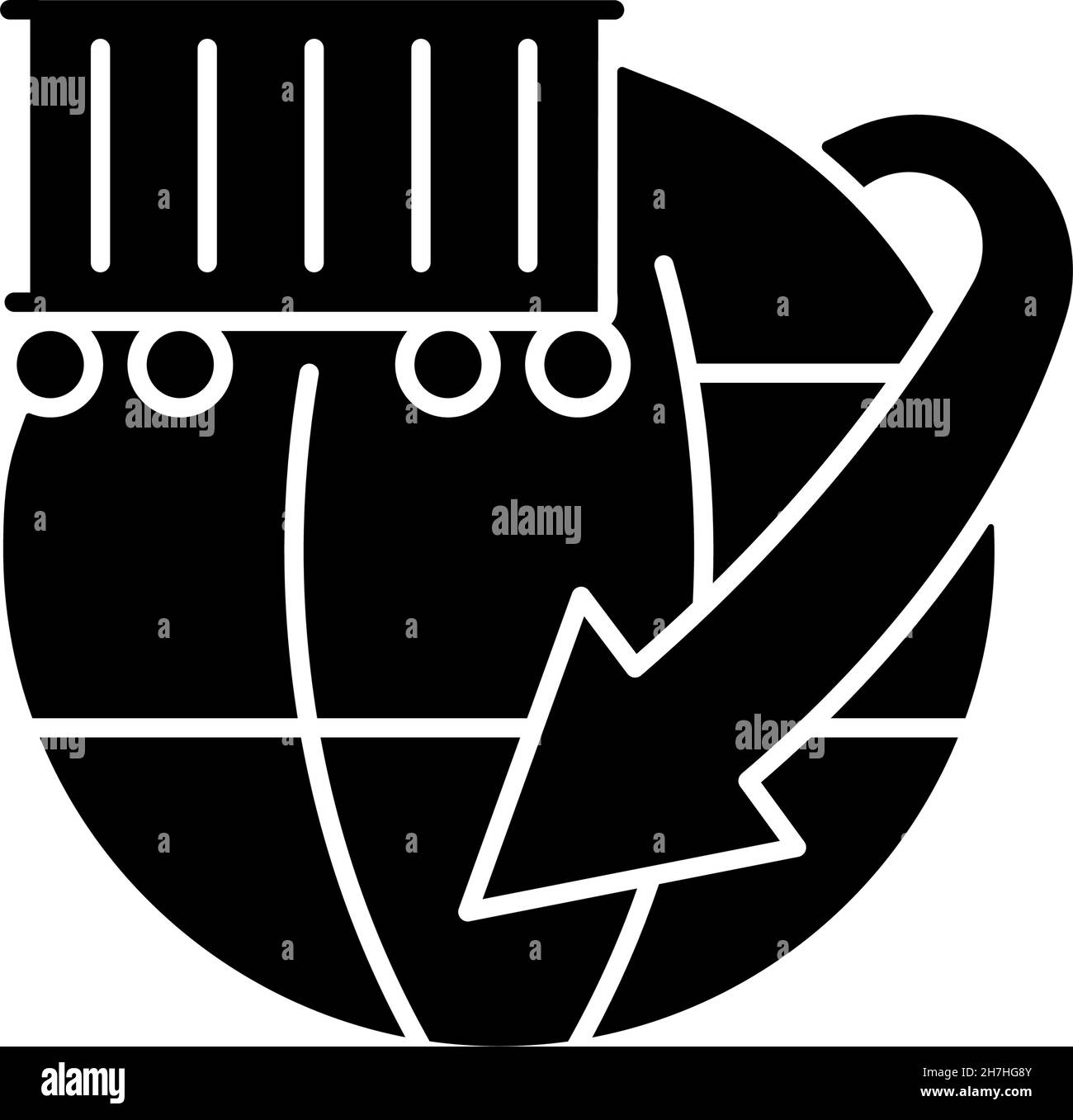 Container ship clipart Cut Out Stock Images & Pictures - Alamy