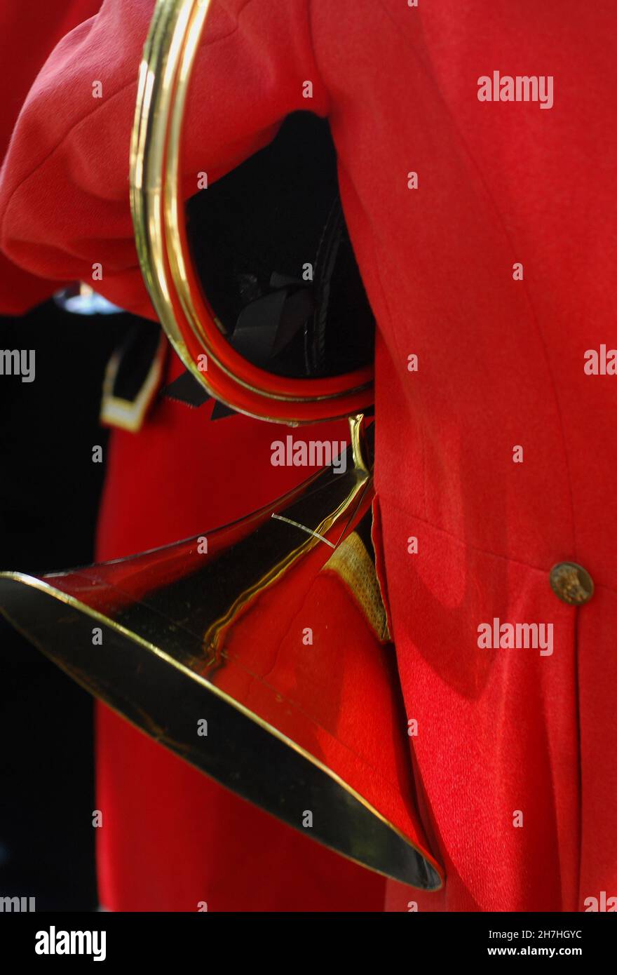 FRANCE. VENERY. DETAIL OF THE UNIFORME OF A HUNTSMAN WITH A HUNTING ...