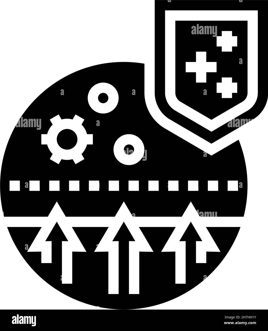 passive immunity glyph icon vector illustration Stock Vector Image ...