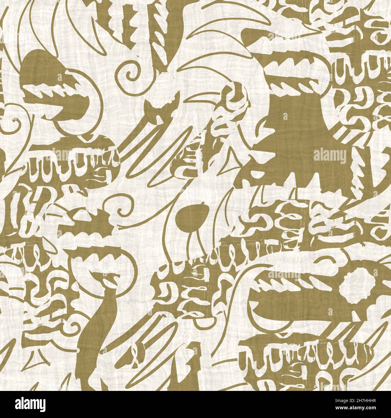 Seamless two tone hand drawn brushed effect pattern swatch Stock Photo ...