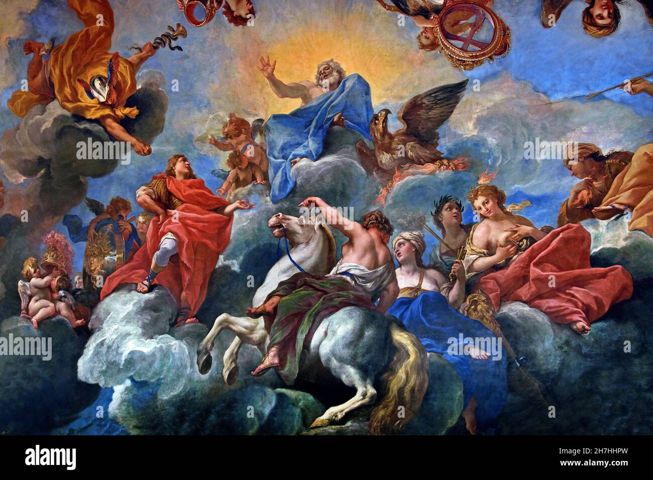 Galleria del Daniel - Daniel's Gallery fresco by Seiter, Seyter, Daniel ...