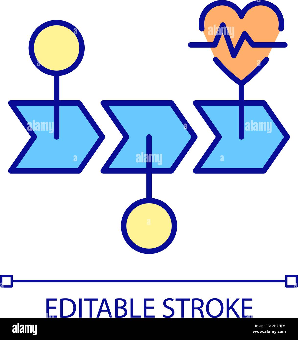 Establish baseline RGB color icon Stock Vector Image & Art - Alamy