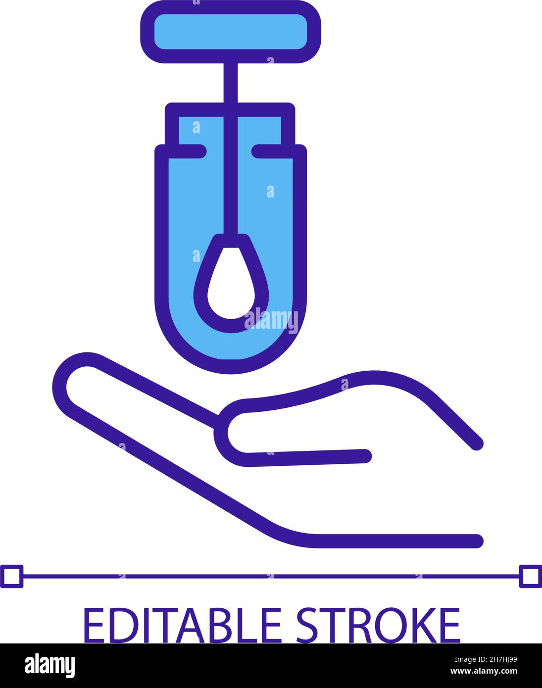 Nasal swab test tube Cut Out Stock Images & Pictures - Alamy