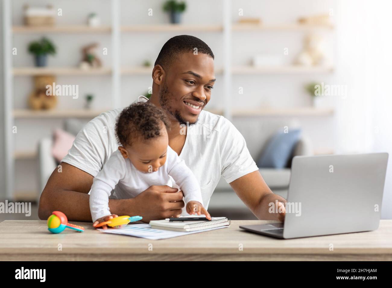 Baby laptop hi-res stock photography and images - Alamy