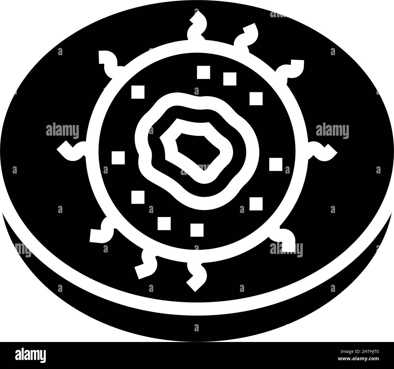 nl cell immunity glyph icon vector illustration Stock Vector Image ...