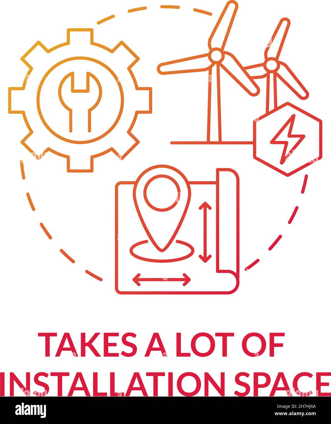 Ecology art installation Stock Vector Images - Alamy