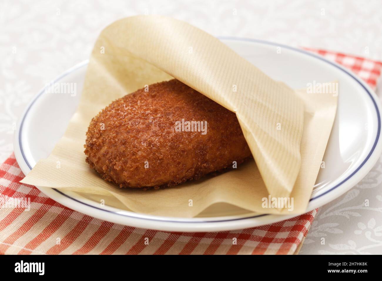 fried curry bread, Japanese food Stock Photo - Alamy