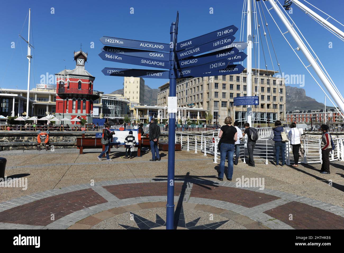 South africa signpost tourist hi-res stock photography and images - Alamy